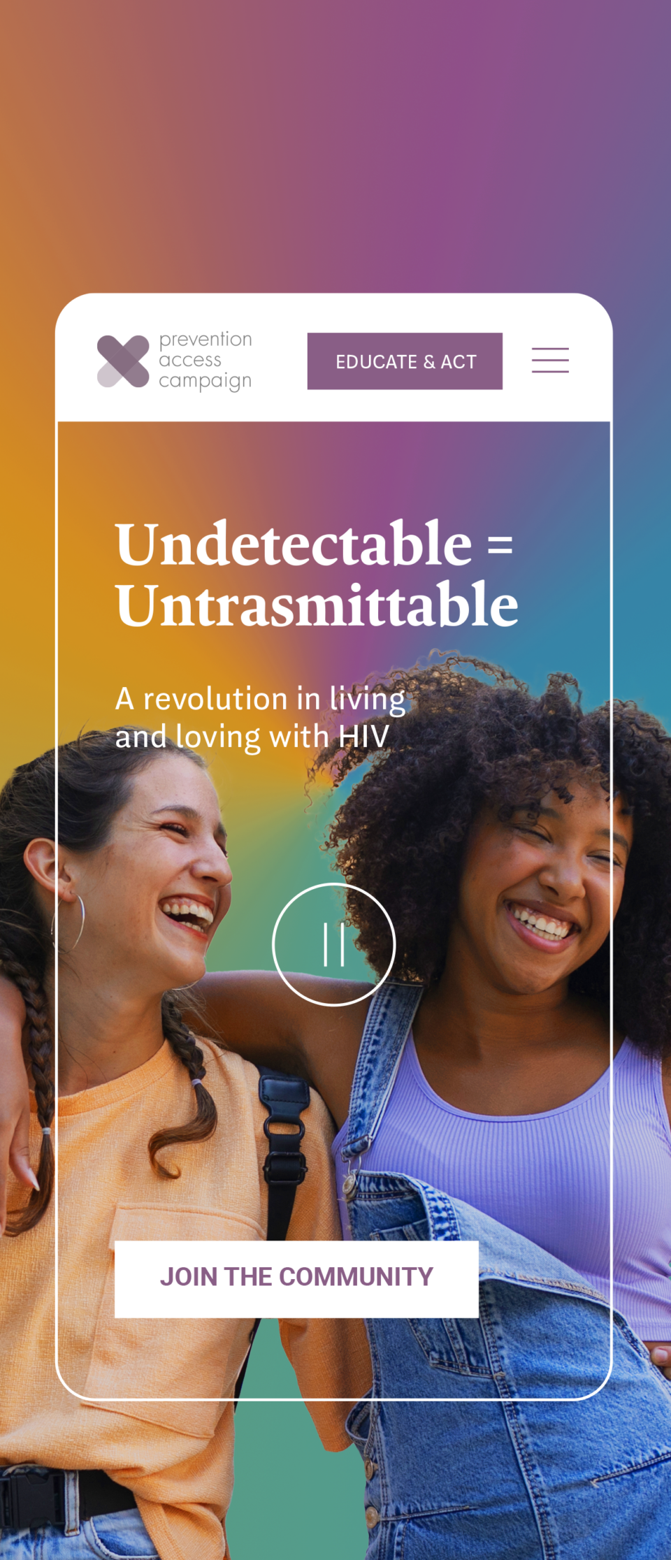 PAC Website Re-design