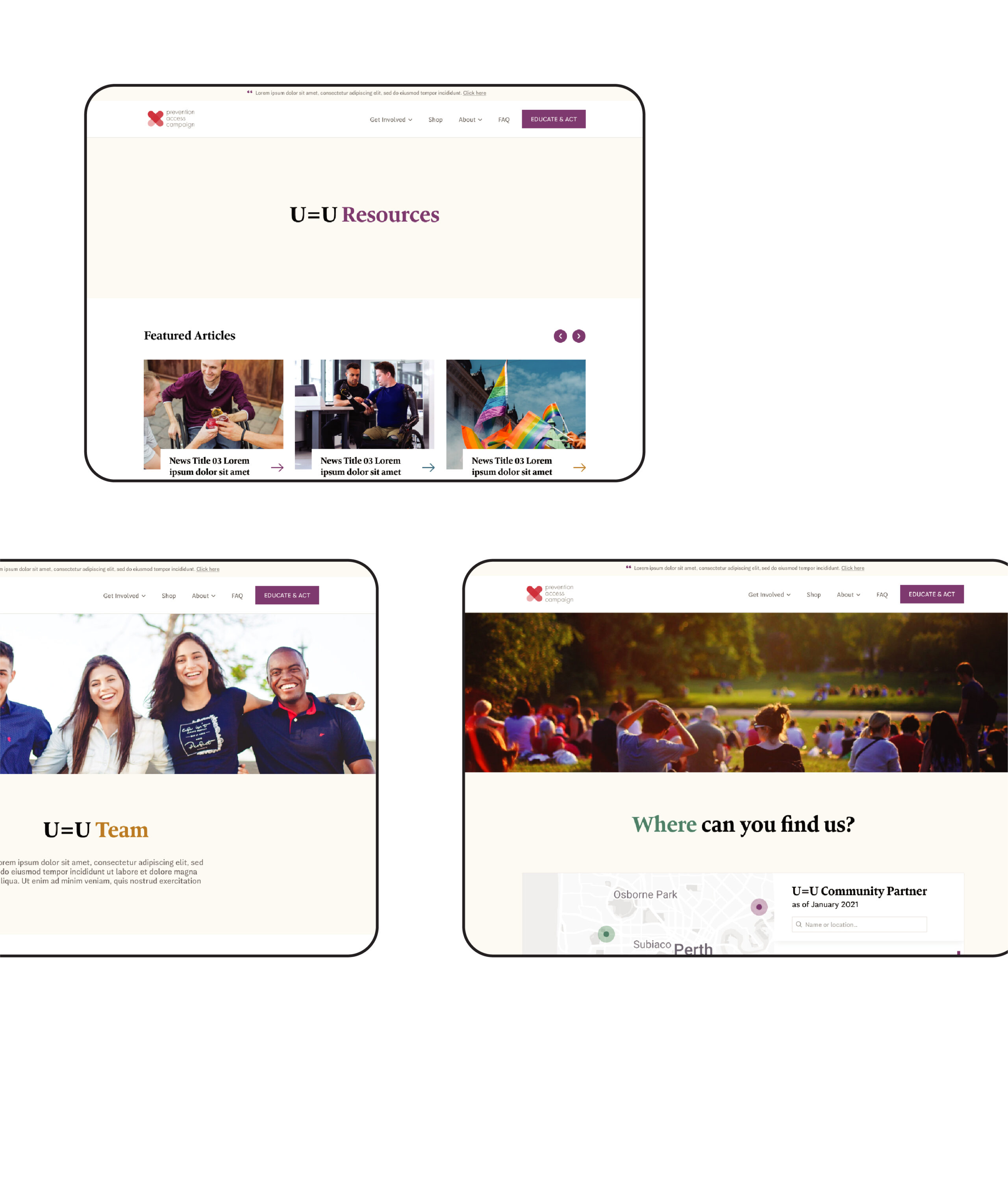 PAC Website Re-design